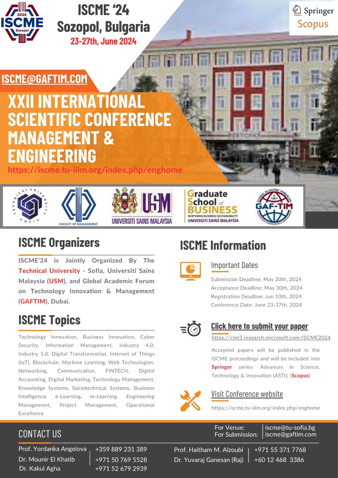 ISCME 2024 conference – Graduate School of Business