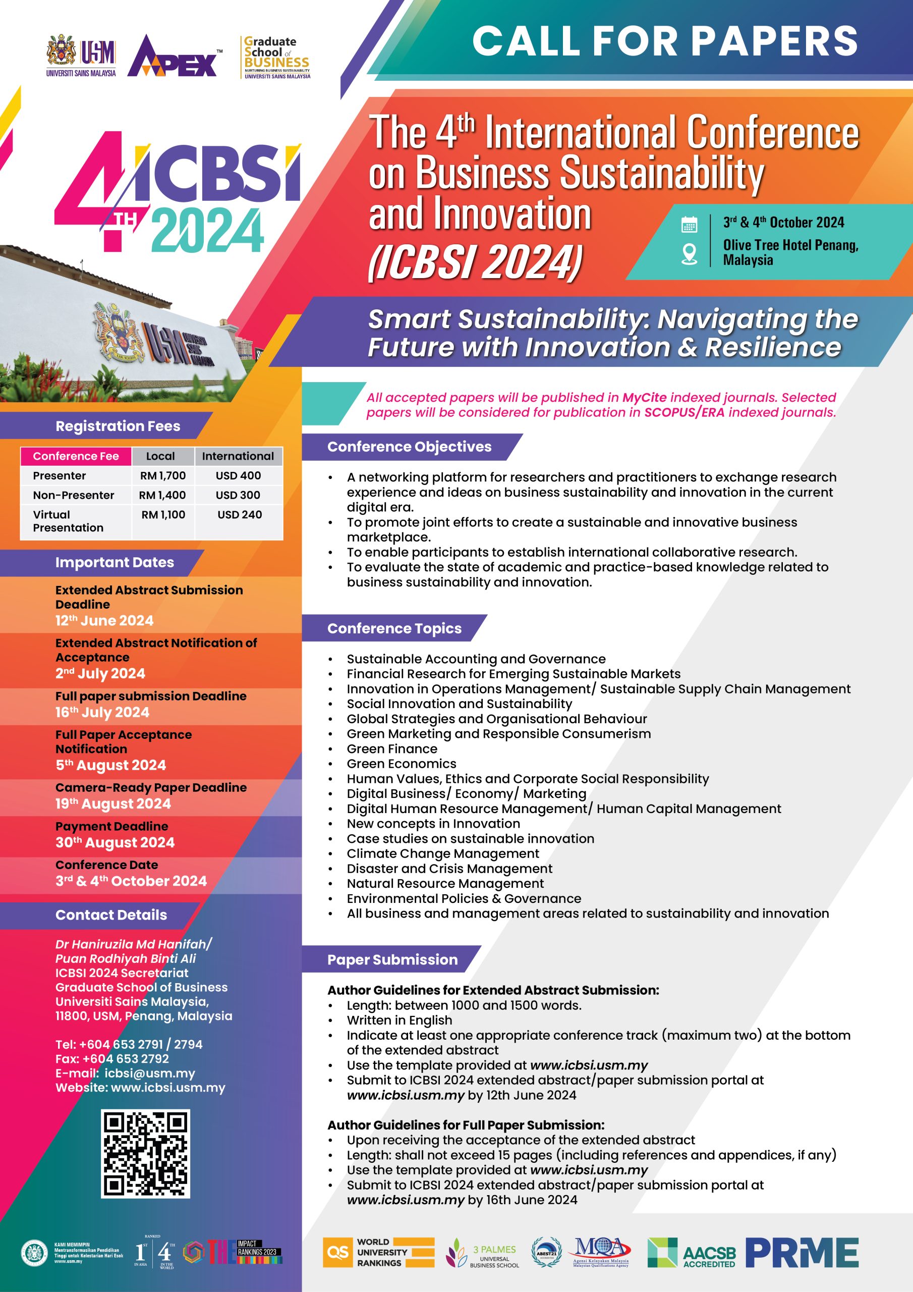 The 4th International Conference on Business Sustainability and ...